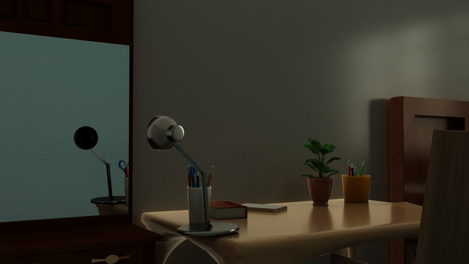 ArtStation - Pixar lamp mirror version