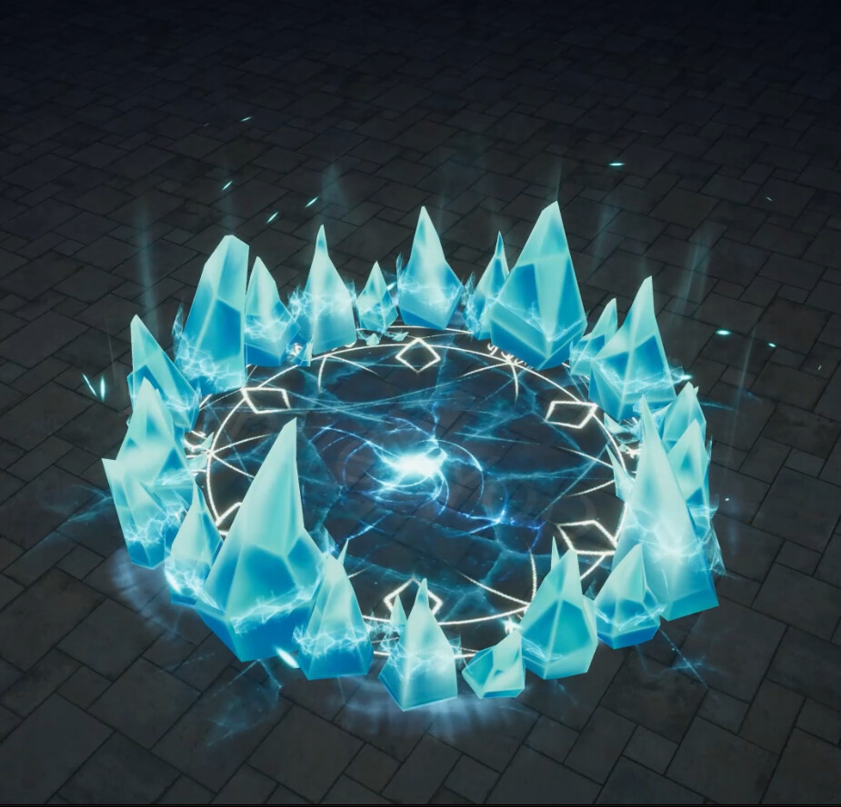 ArtStation - Ice / Icicle VFX in Unity