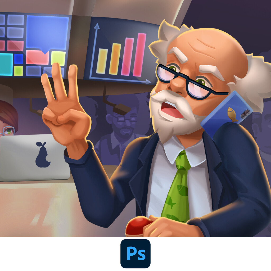 ArtStation - Broker: stylized character design (Metal Empire - mobile game)