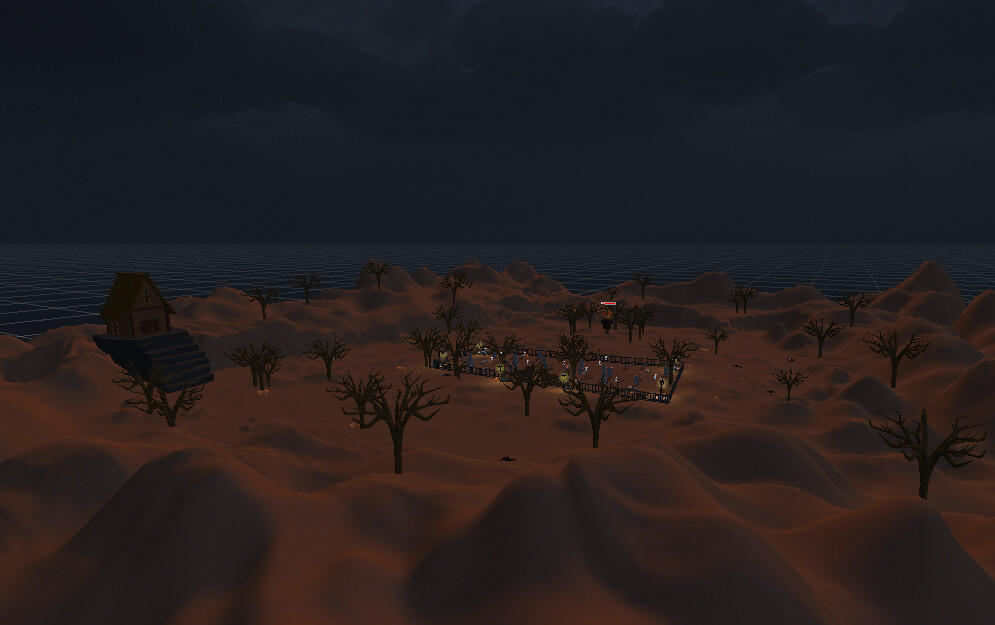 ArtStation - Spooky Graveyard Redesign