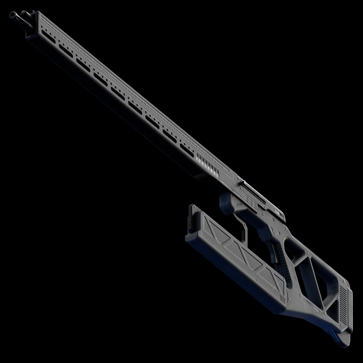 ArtStation - AKE-15 Energy Sniper Rifle