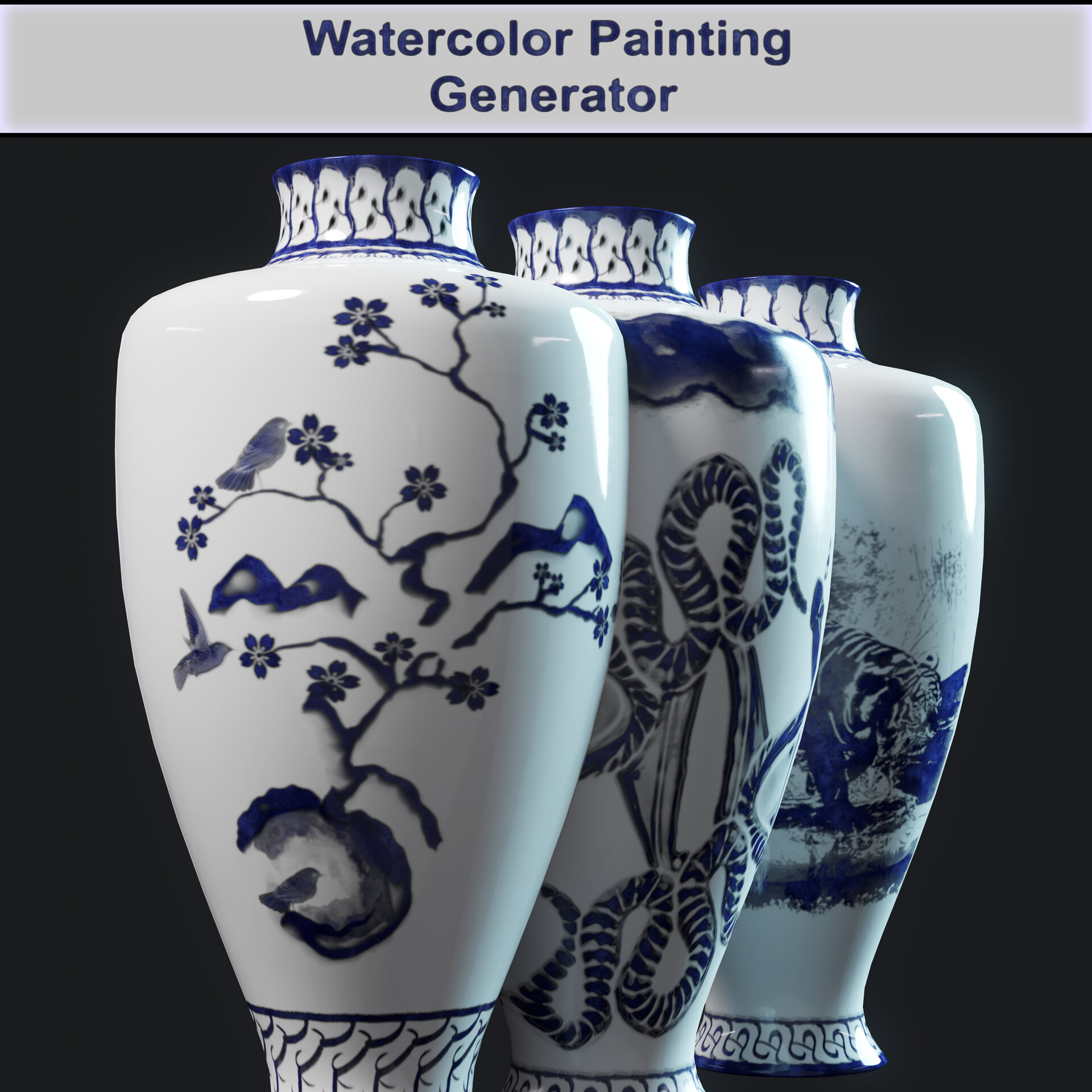 ArtStation - Substance Watercolor Painting Generator