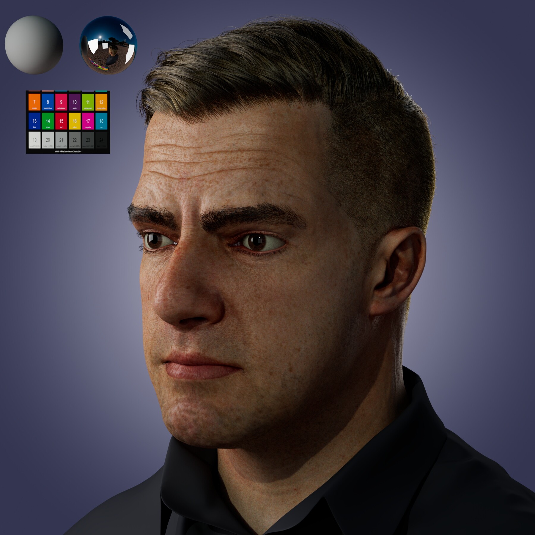 ArtStation - Portrait Look Dev Work