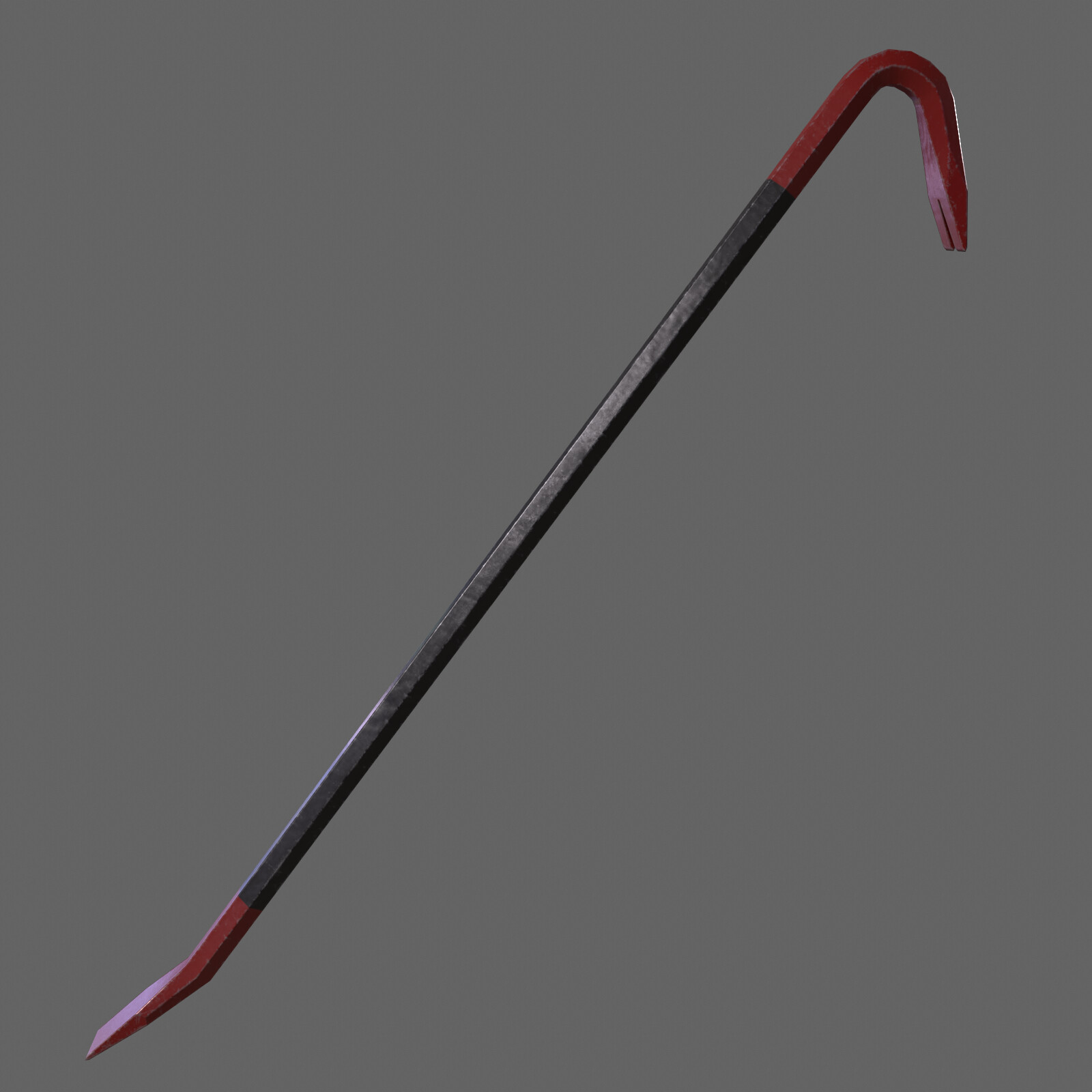ArtStation - PBR Crowbar V3 BlackRed