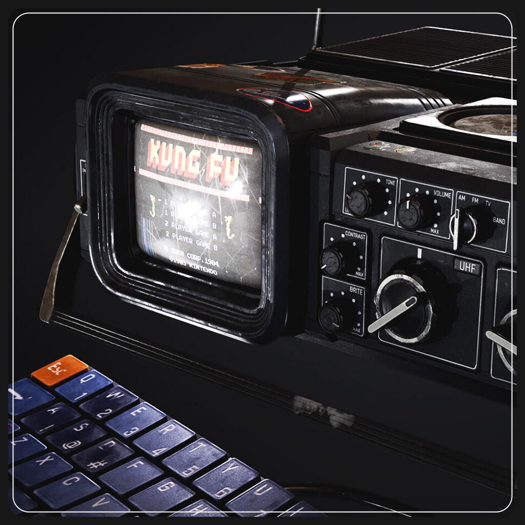 ArtStation - Sanyo 50T51R Cyberdeck