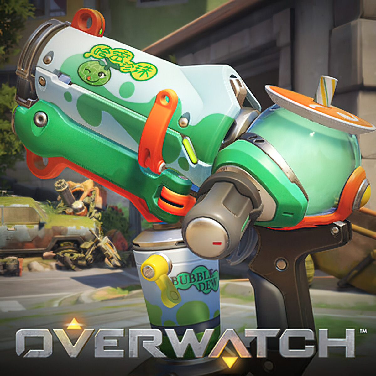 ArtStation - Honey Dew Mei Bubble Tea Weapon - Overwatch 3 Years ...