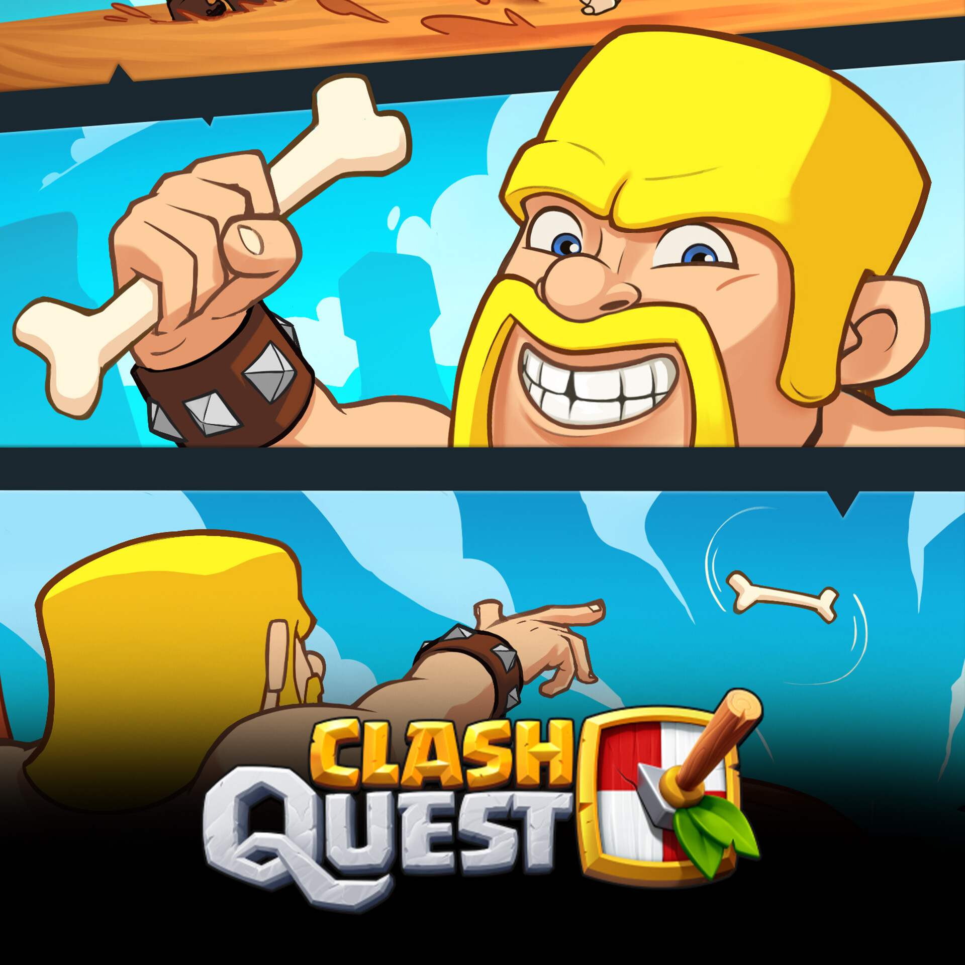 ArtStation - Clash Quest - Comics - Bones Bros