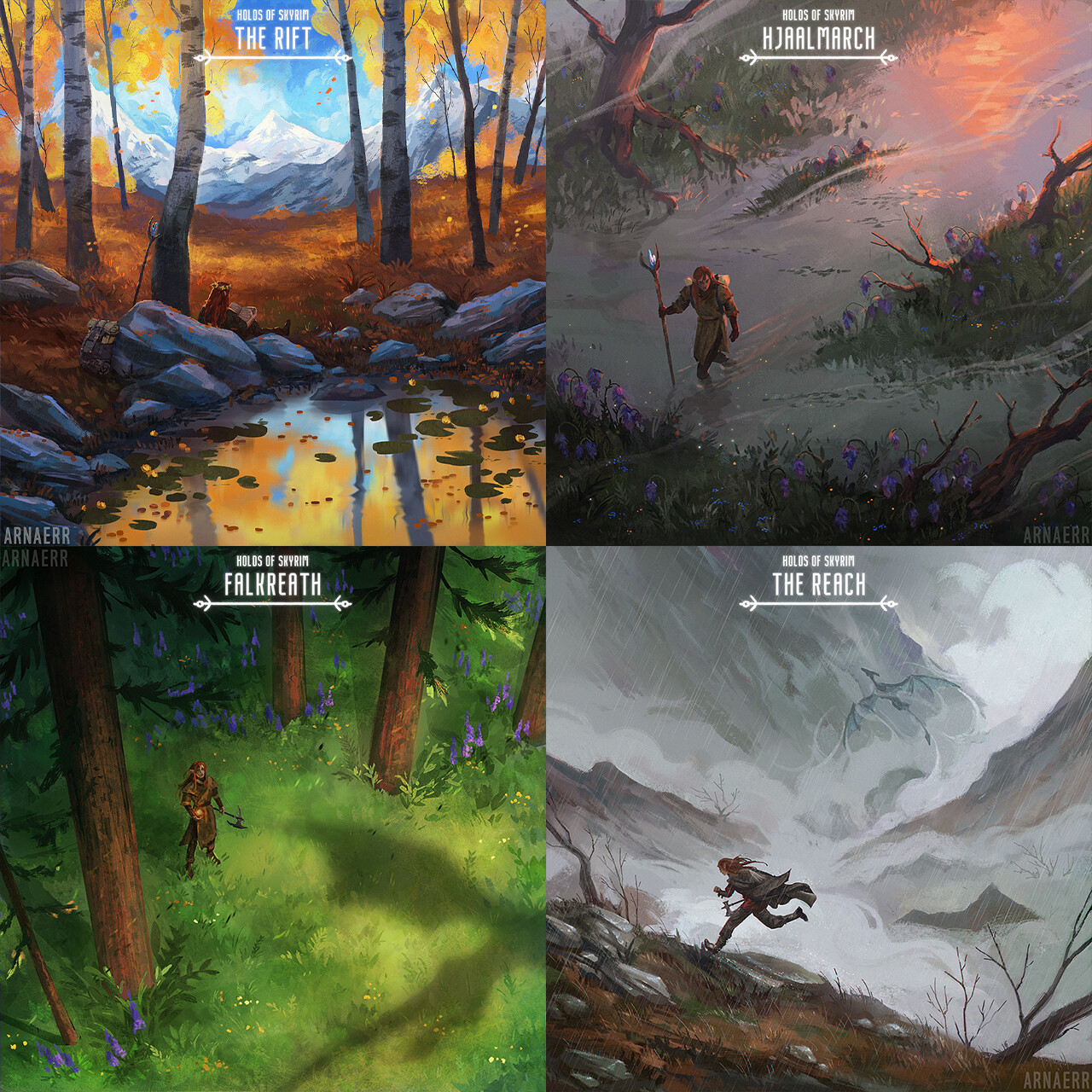 ArtStation - Holds of Skyrim, Part 2