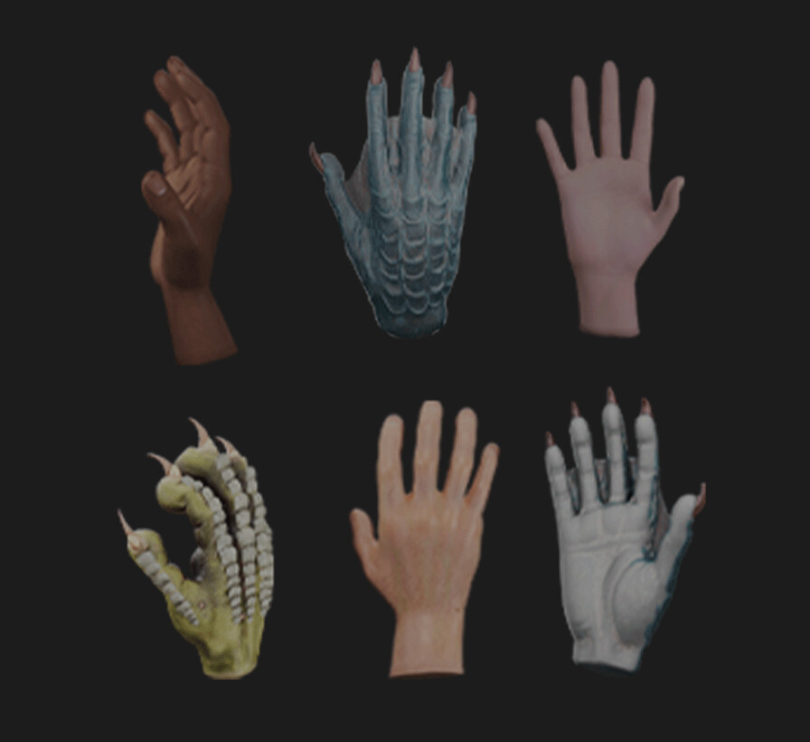 ArtStation - Virtual Reality Hands Pack