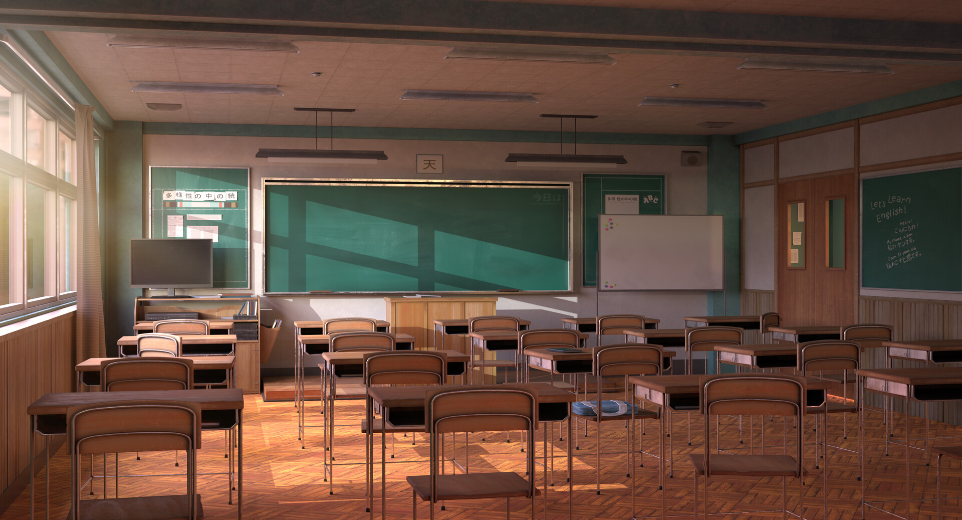 ArtStation - Japanese Classroom