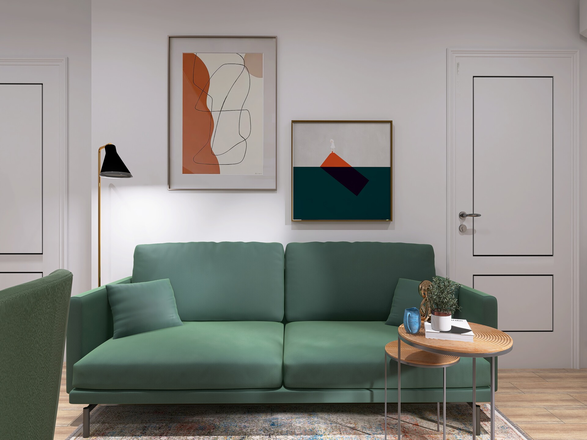 ArtStation - Small Apartment Interior Design