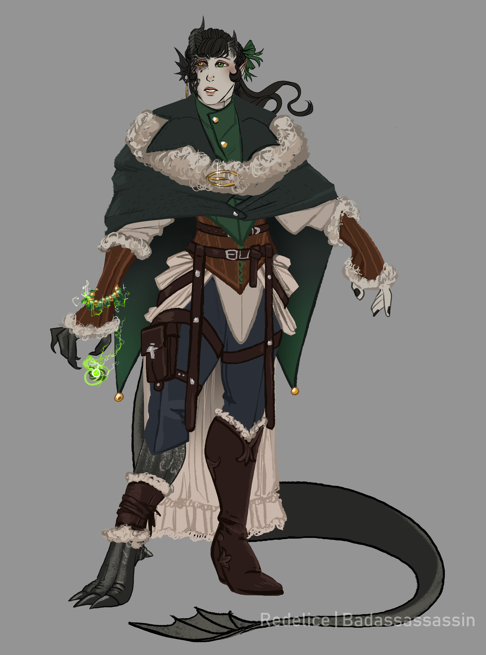 ArtStation - Calianna costume breakdown