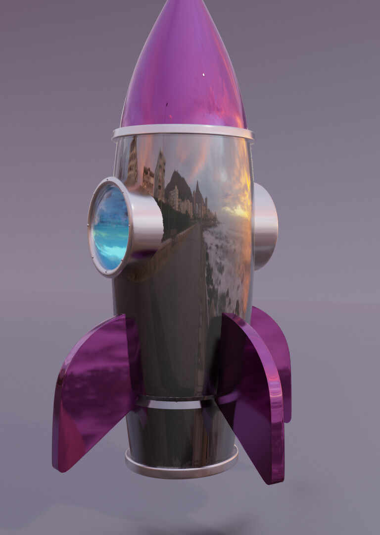 ArtStation - Pink Rocket