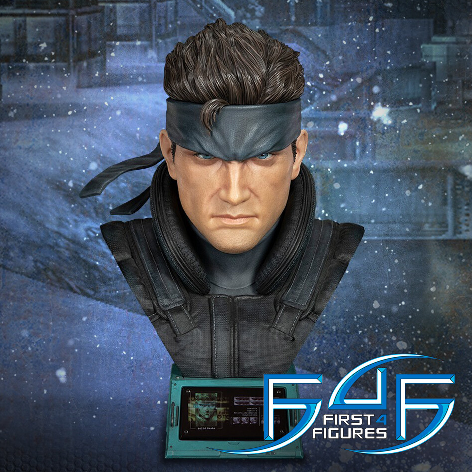 ArtStation - METAL GEAR SOLID - SOLID SNAKE BUST - First4Figures
