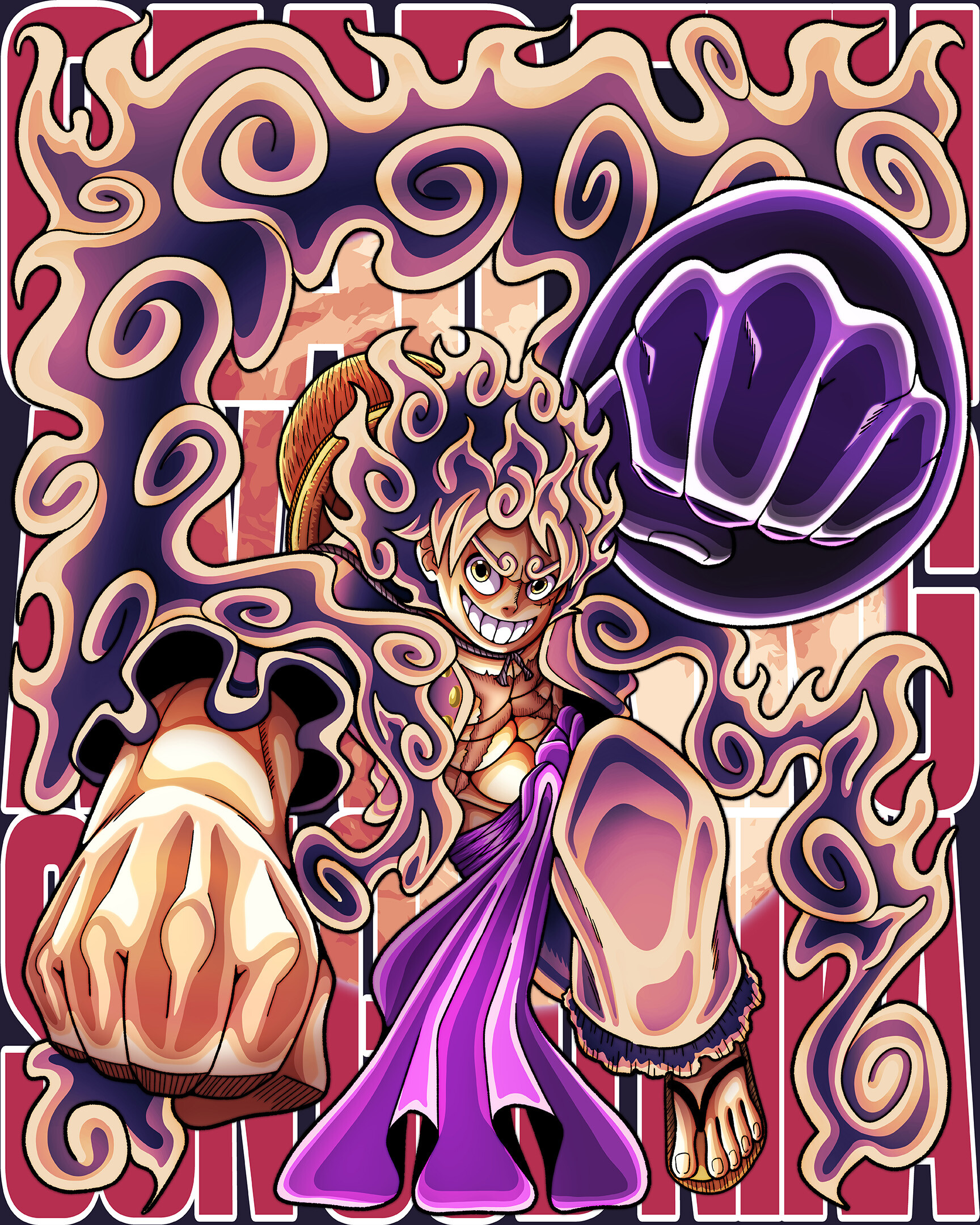 ArtStation - Gear 5th Luffy