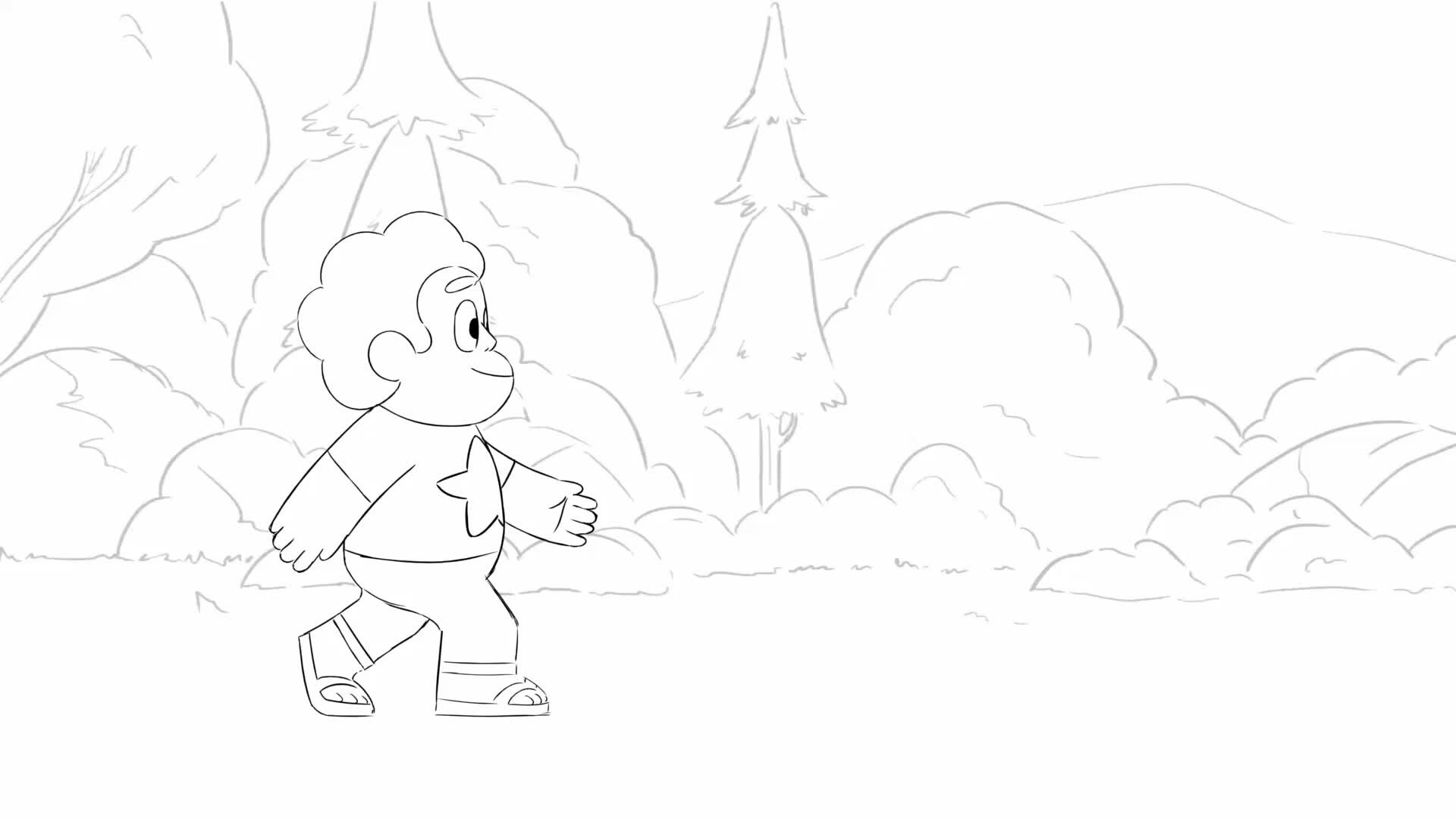 ArtStation - Steven walk cycle