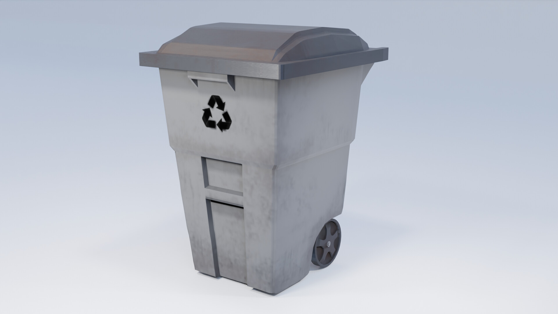 ArtStation - 3D MODEL TRASH CAN