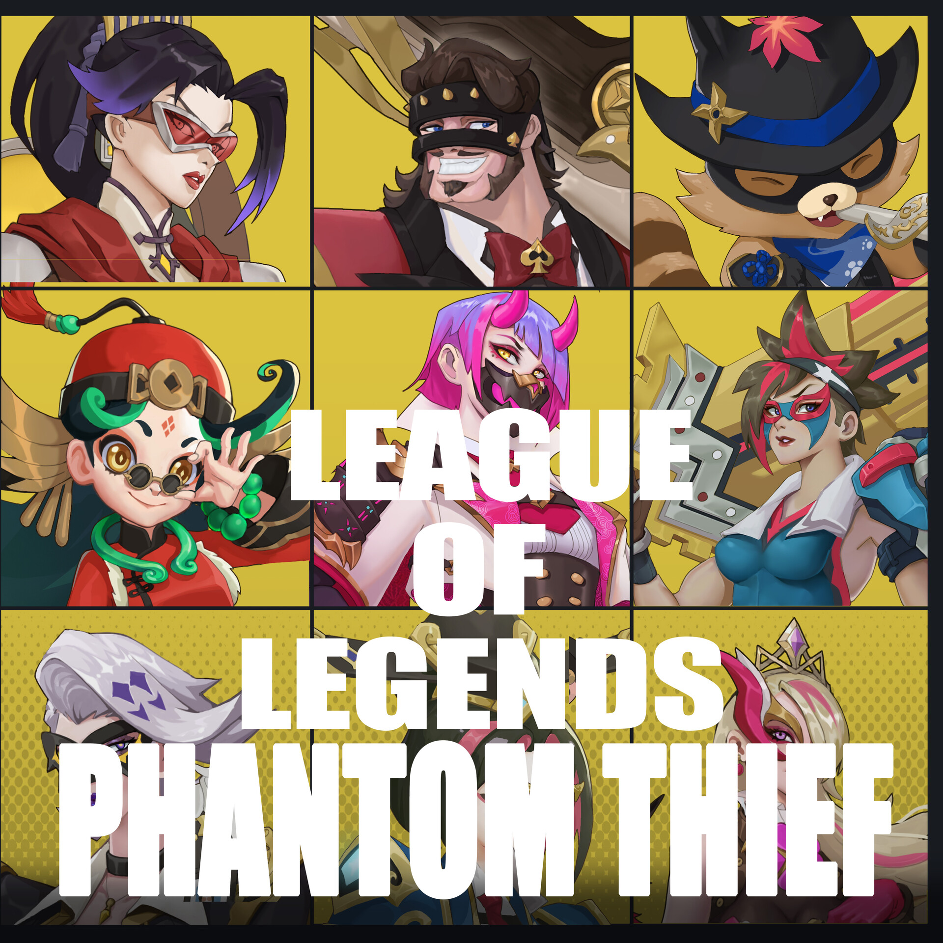 ArtStation - League of Legends fan art “phantom thief”