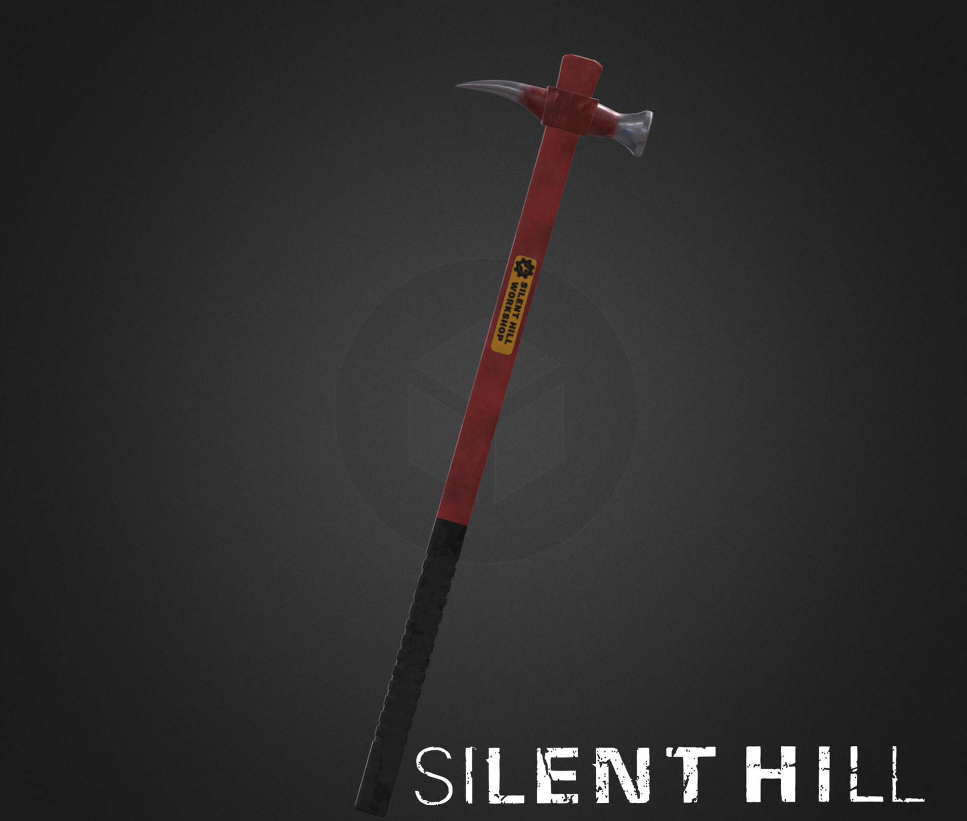 ArtStation - Silent Hill 1 - Emergency Hammer (High-Poly)