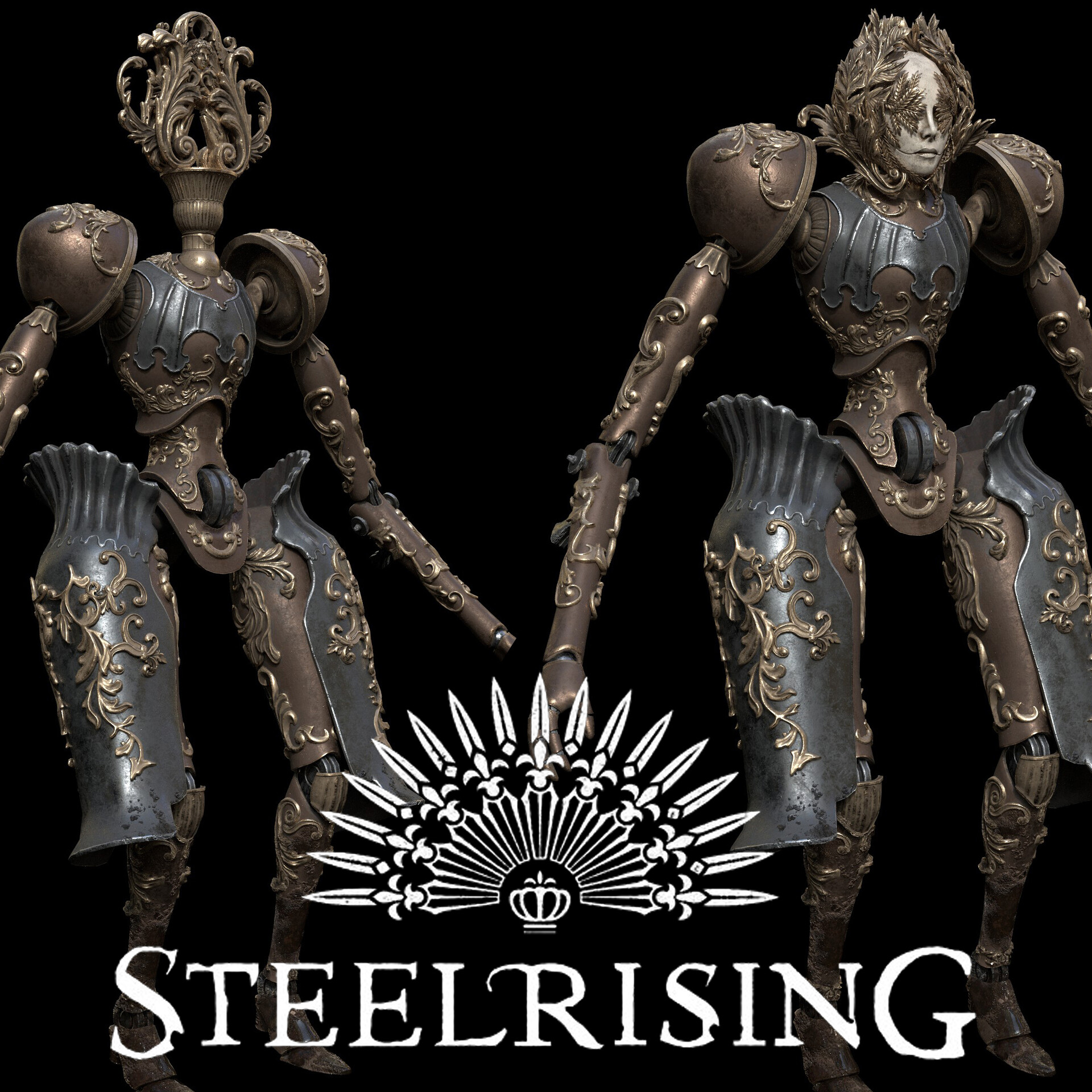 ArtStation - Some basics Mobs of Steelrising