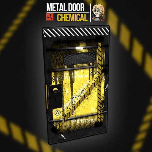 ArtStation - Metal Door Chemical