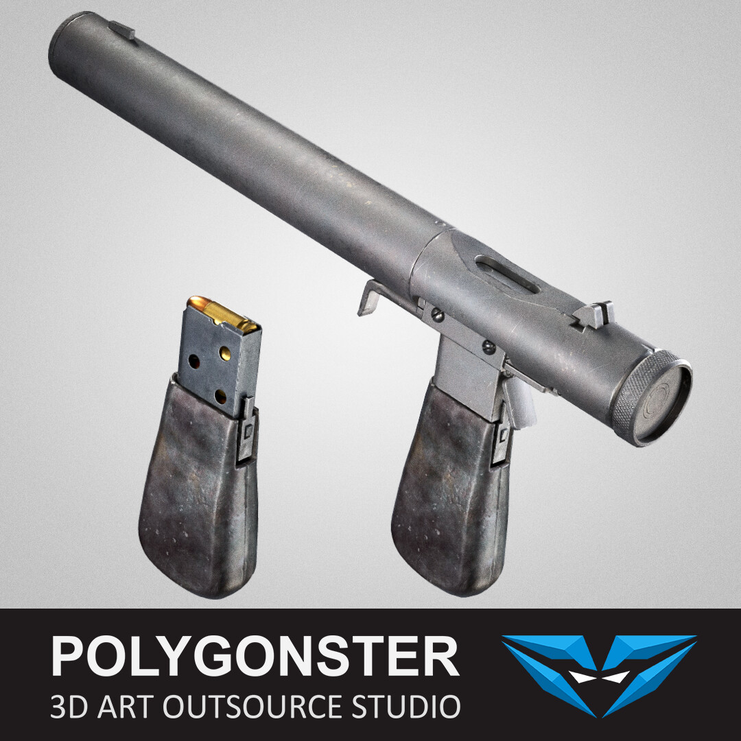 ArtStation - Welrod Mk 2