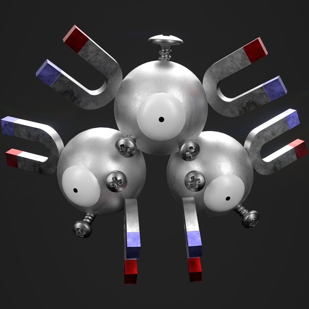 ArtStation - Magneton - Pokémon