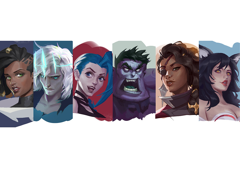 ArtStation - LOL portrait