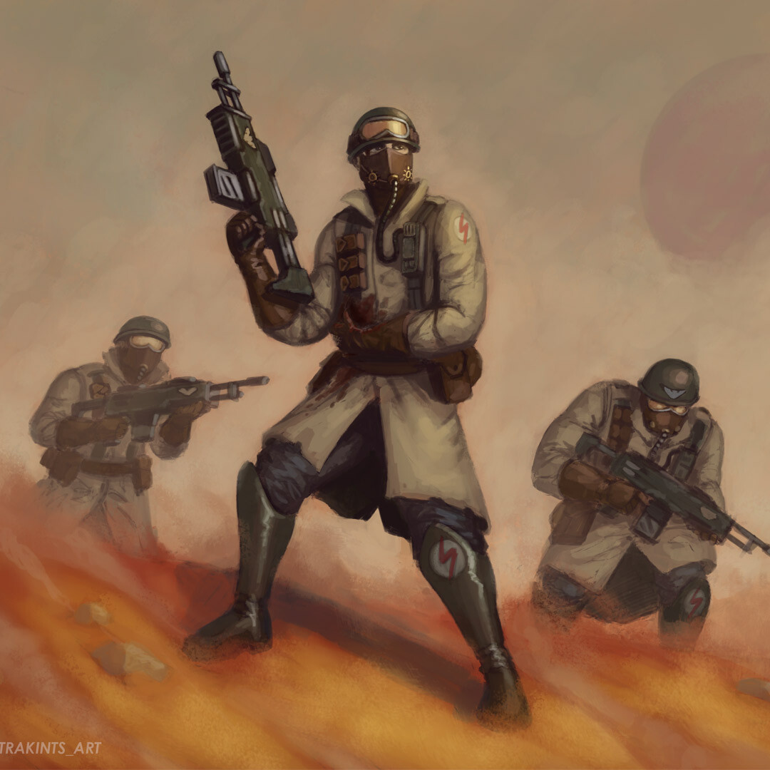 ArtStation - Steel Legion at Armageddon War