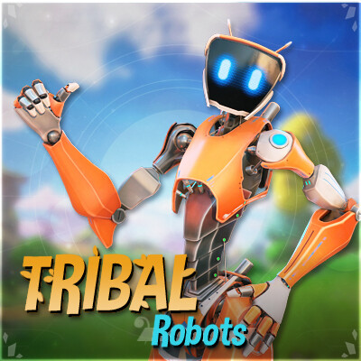 ArtStation - Tribal Robots: Stylized Robot