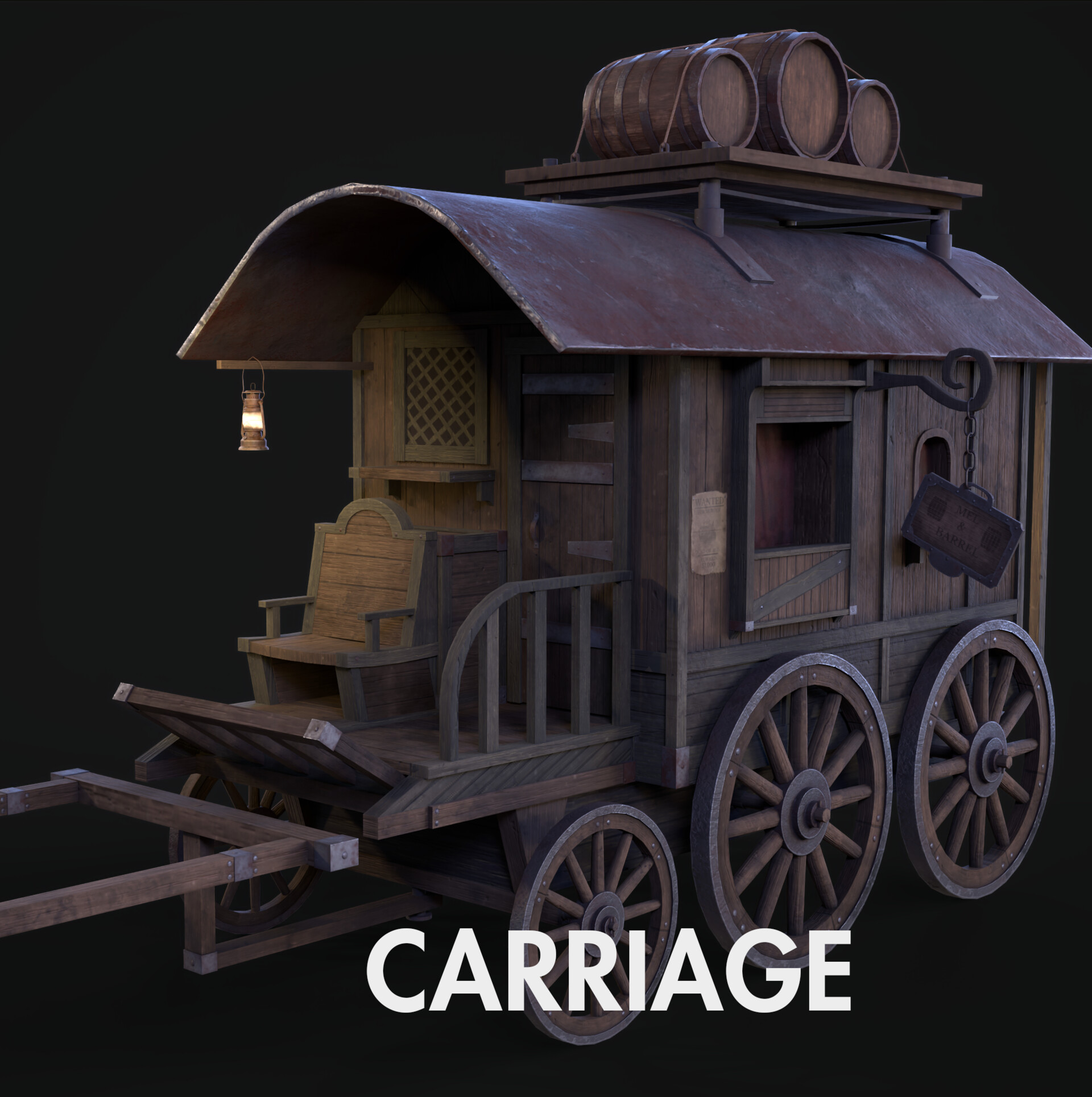 ArtStation - Medieval Carriage