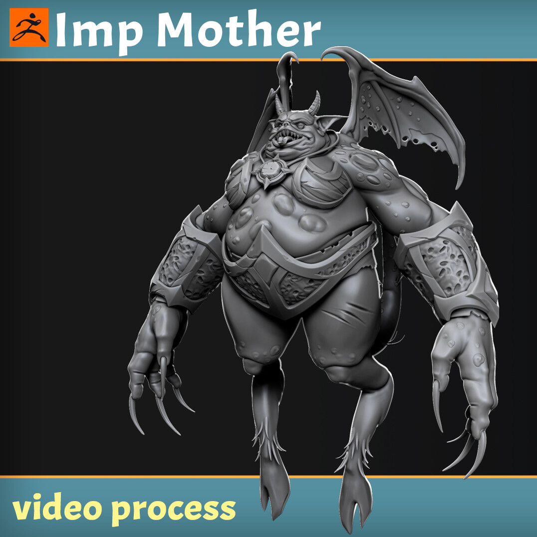 ArtStation - Imp Mother Video Process