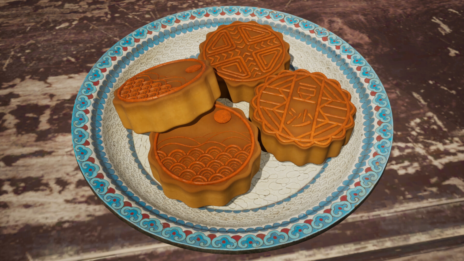 ArtStation - A simple practice on Mooncakes