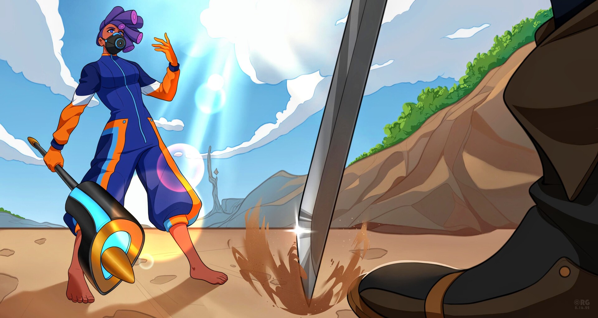 ArtStation - Lova and Huien (OC)