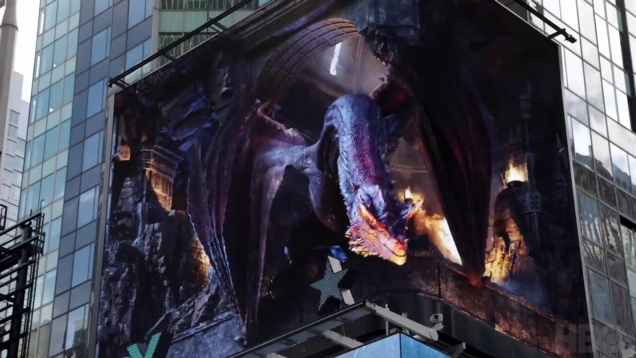 ArtStation - Times Square 3D Billboard _ House of the Dragon (HBO ...