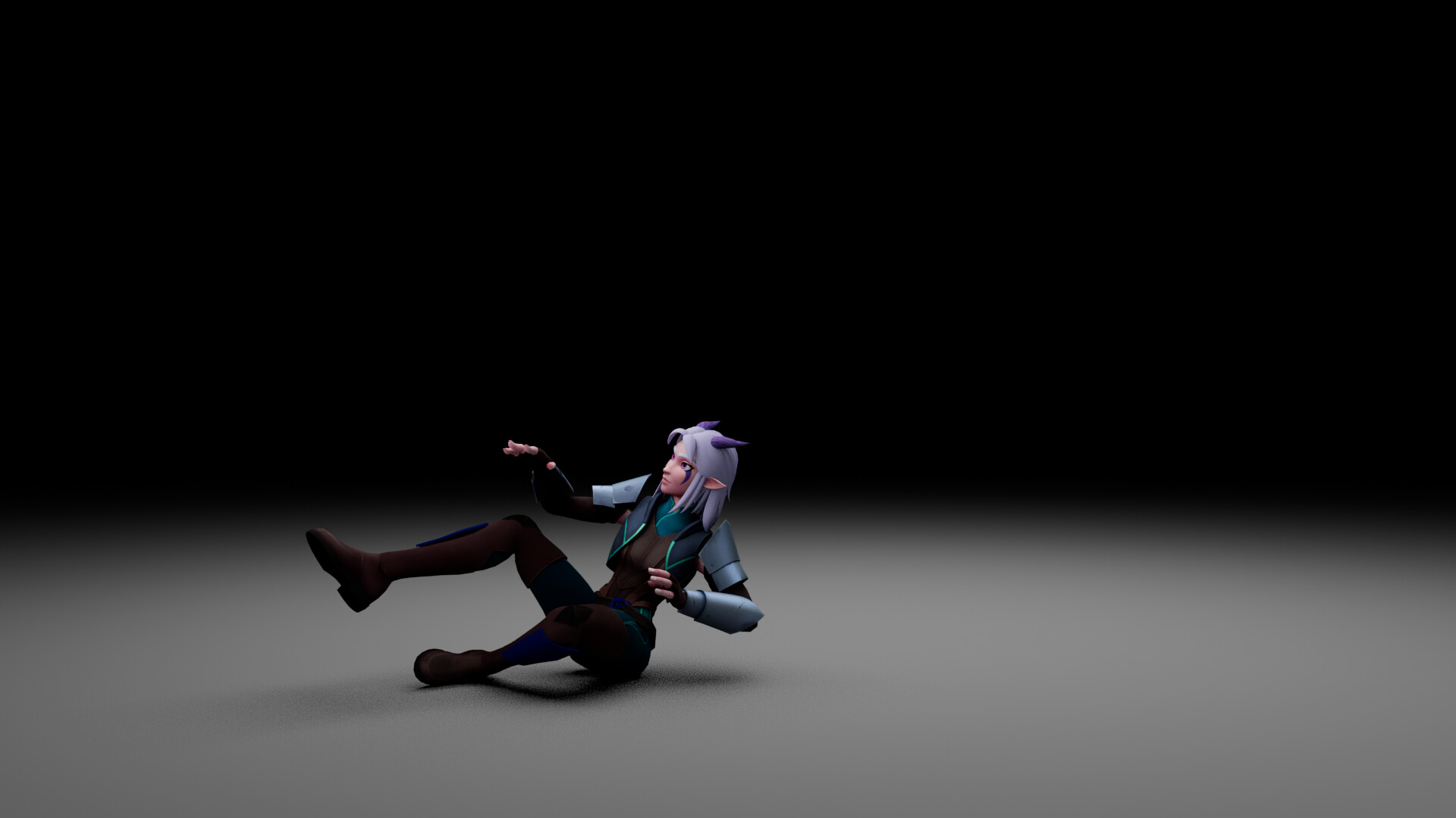 ArtStation - Rayla - roll animation