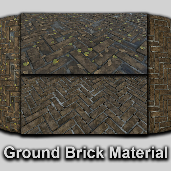 ArtStation - Ground Brick Material 3