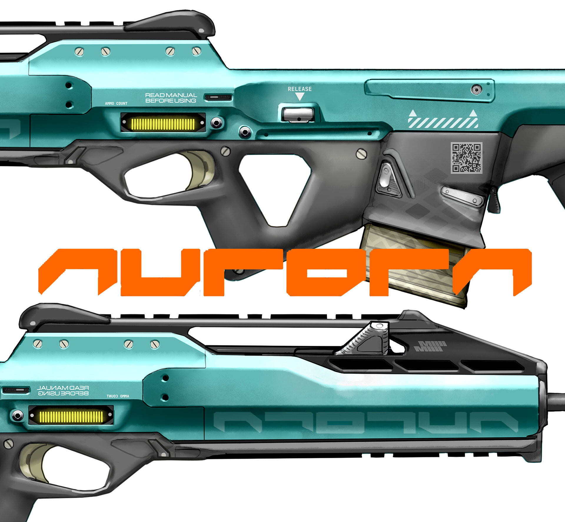 ArtStation - AURORA FA-MONO burst AR