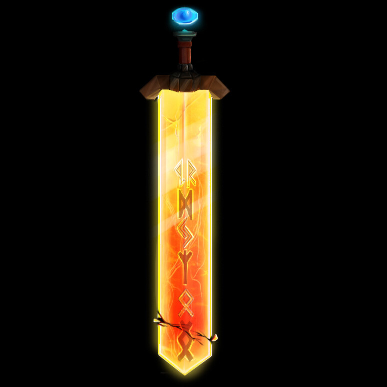 ArtStation - Viking Runic Sword