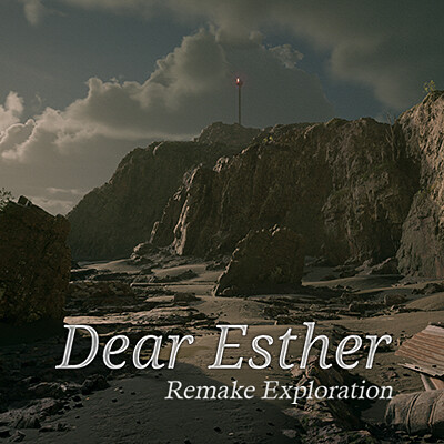 ArtStation - Dear Esther Remake exploration