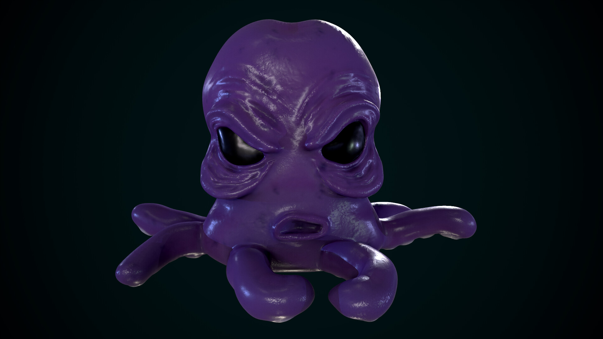 ArtStation - Stylized octopus sculpt