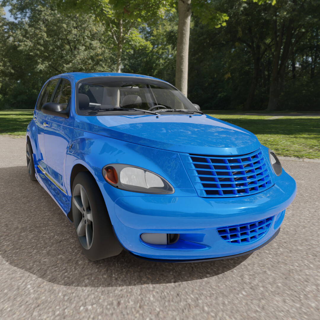 ArtStation - Chrysler PT Cruiser GT (3D Model with Engine Sounds)