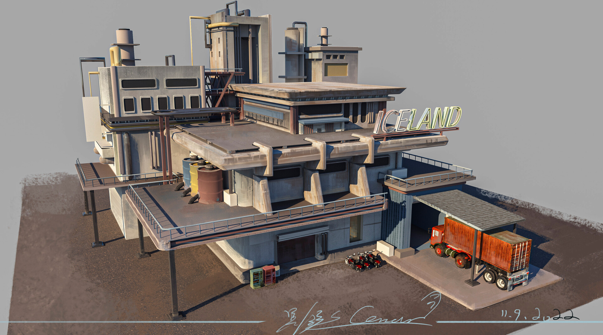 ArtStation - Building (practice