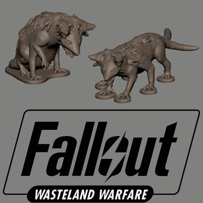 ArtStation - Fallout - Wasteland Warfare - Wasteland Creatures - Opossums