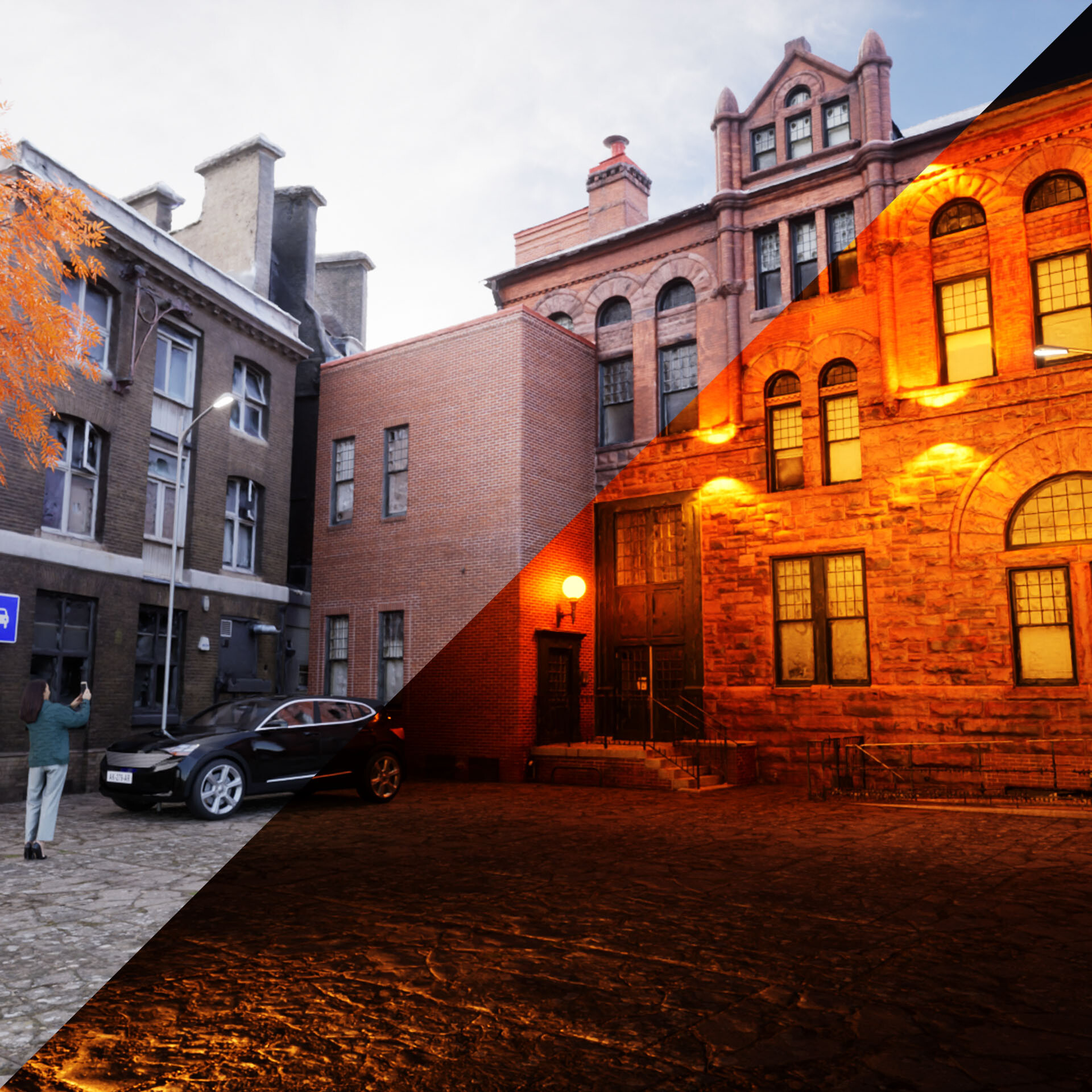 ArtStation - Autumn lighting concept