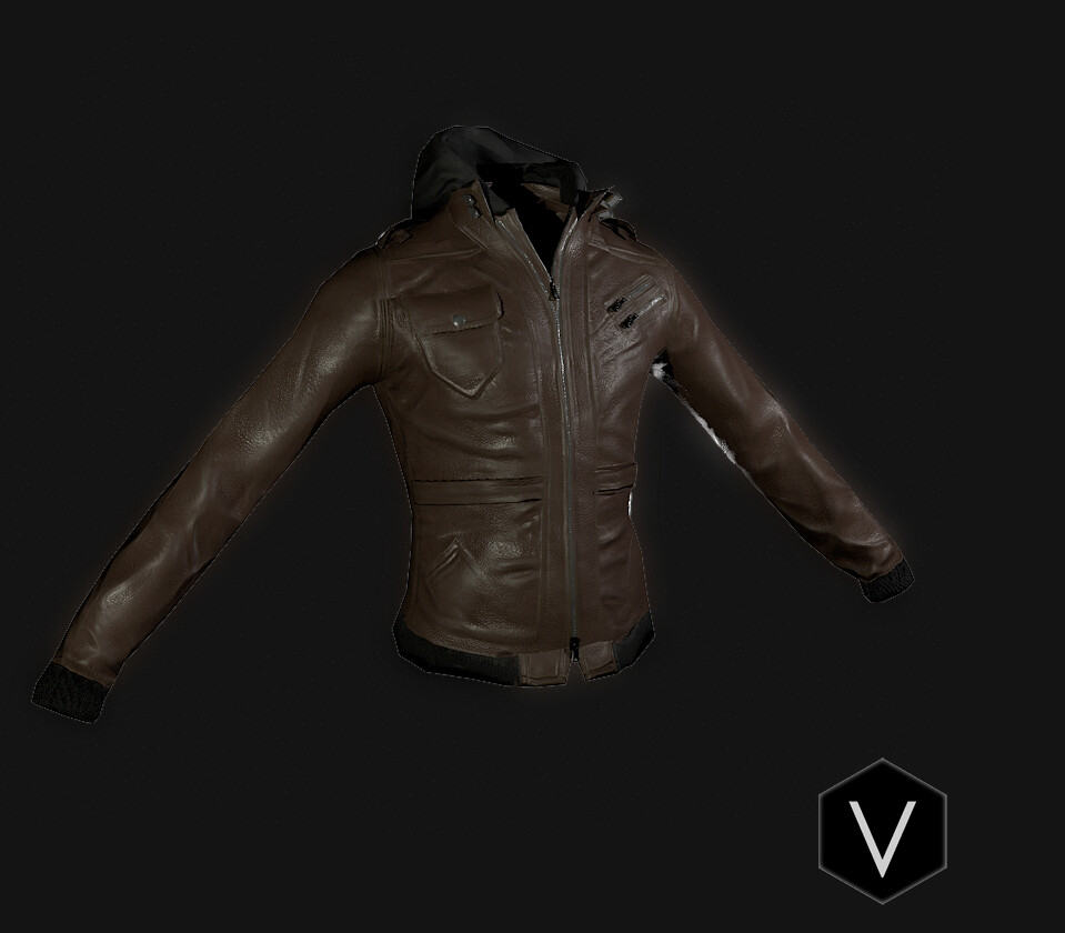 ArtStation - Leather jacket