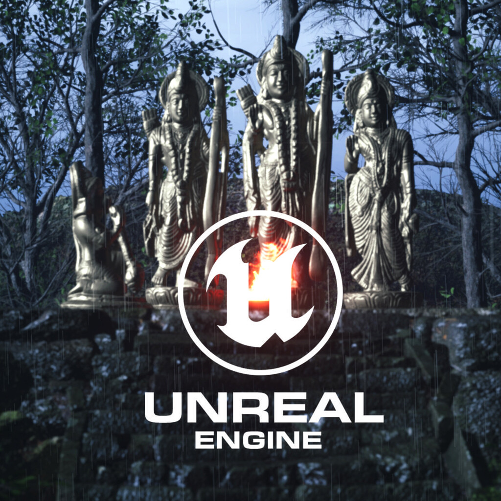 ArtStation - Unreal Engine 5 | Ram Darbar Forest Environment Scene | Naveen Sharma | PJ 03