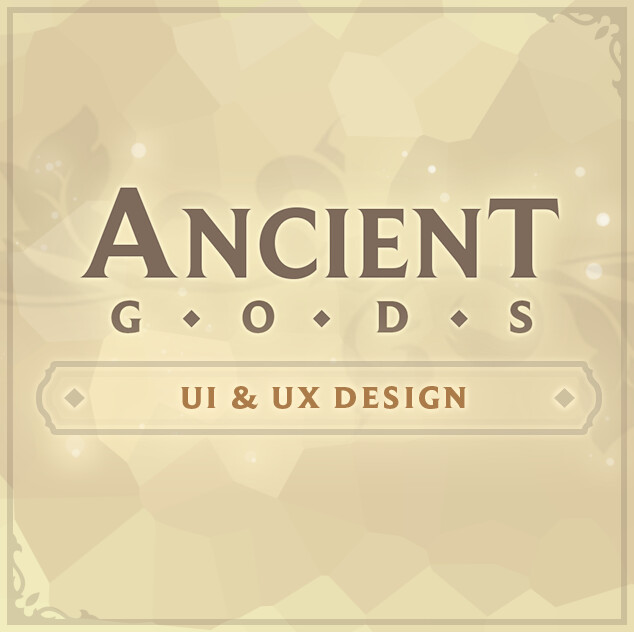 ArtStation - Ancient Gods UI Art & UX Design