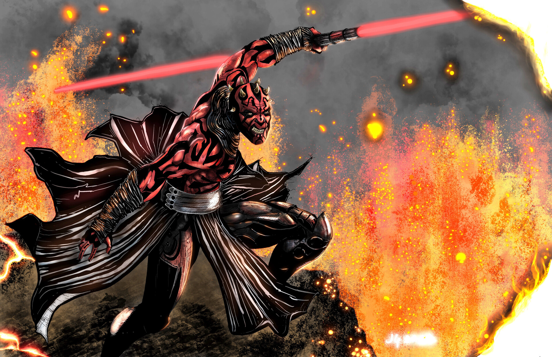 ArtStation - Darth Maul- Star Wars