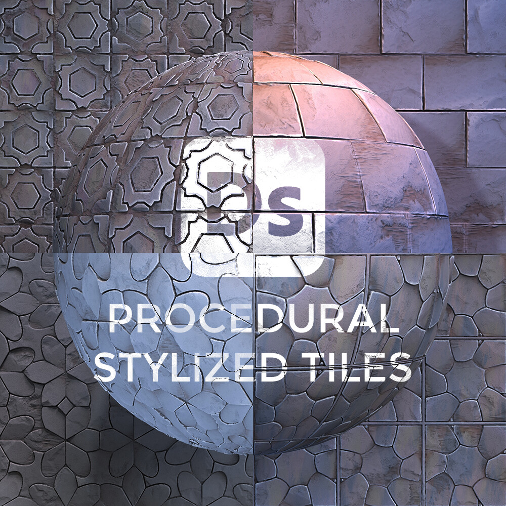 ArtStation - Procedural Tiles Daily Study